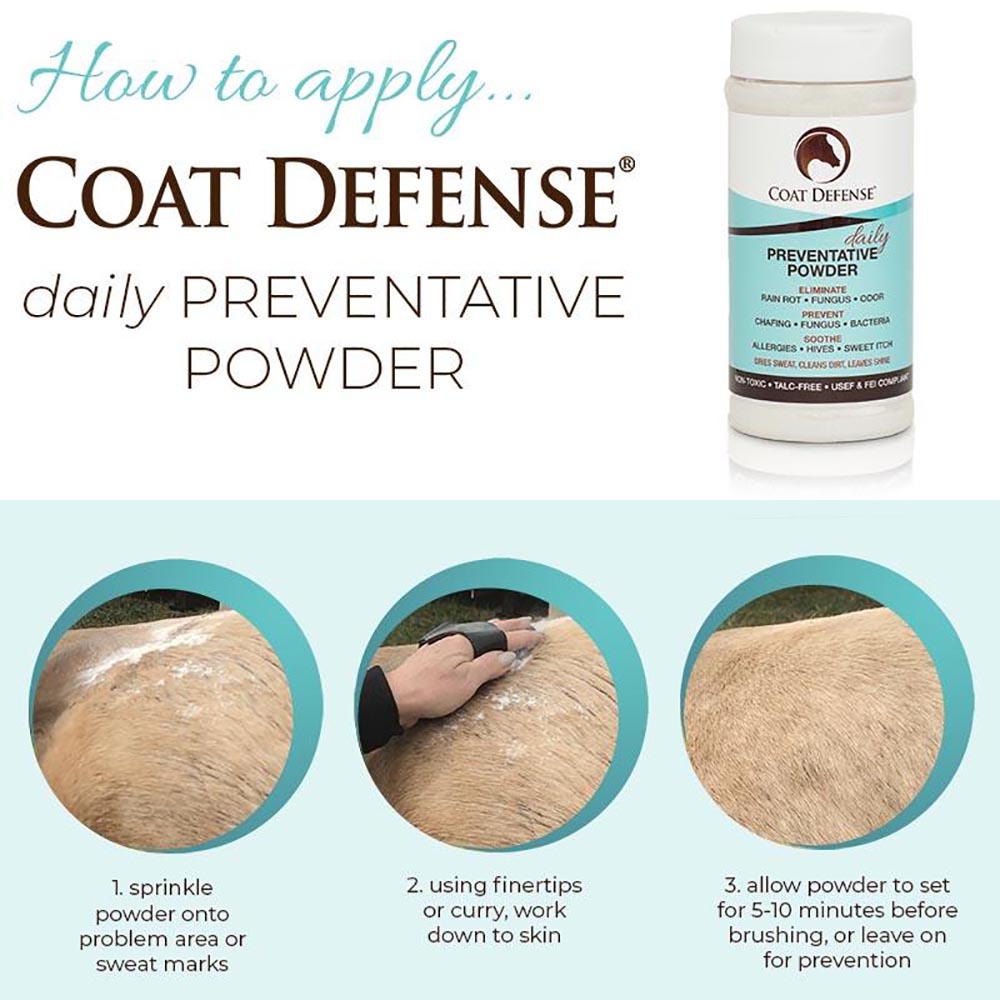 Coat Defense® Daily Preventative Powder – Dover Saddlery